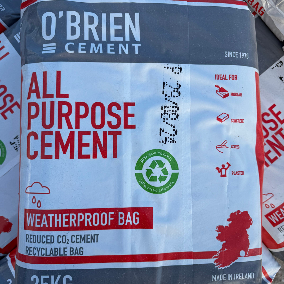 Cement 25KG Bag - O'Brien All Purpose Cement – Pure Clean Rental Solutions