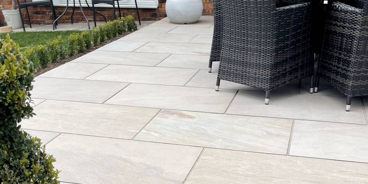 Camel Buff - Porcelain Paving — Pure Clean Rental Solutions